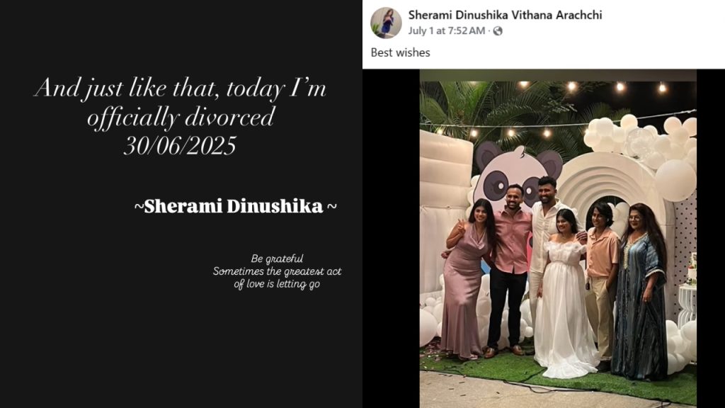 විවාහය තවමත් නීත්‍යානූකූලයි? – තිසරගේ හිටපු බිරිඳ ආයෙත් බුකිය වනසයි